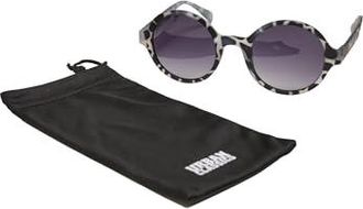 Urban Classics Sunglasses Retro Funk UC, Lunettes de Soleil Mixte, Gris Leo/Noir, Taille Unique