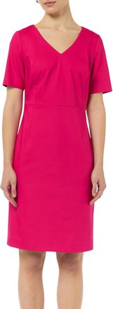 Comma Etuikleid aus Baumwollmix