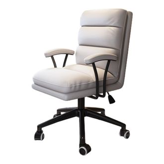 Generic Ergonomischer Heimb&uuml;rostuhl Mit H&ouml;henverstellbaren Armlehnen Und Lordosenst&uuml;tze for Arbeitszimmer Oder Schlafzimmer(Beige)