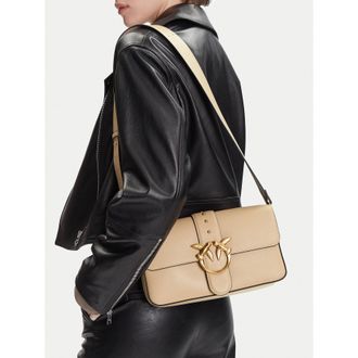 Pinko Handtasche PINKO Love One Classic Fl 104524 A0QO C50Q Beige