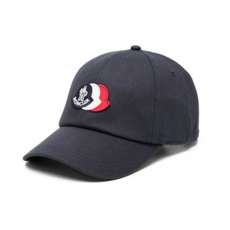 Moncler Casquette - Homme - Accessoires - Bleu - Taille: ONE Size