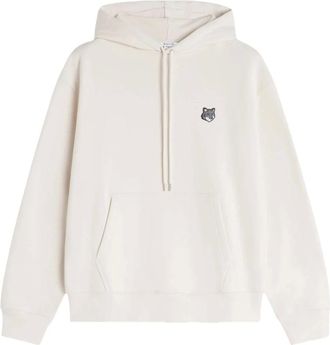 Maison Kitsun&eacute; Homme, Sweatshirts et sweats &agrave; capuche, Beige, Taille: XL SweaT-shirts &agrave; capuche