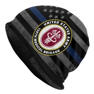 Generic Revers Bonnet 139E Brigade Médicale Amples Beanie Tricoté Chaud Skull Casquette pour Homme La Rue Femme