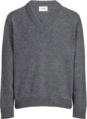 Saison 1865 Pull ample col V en laine