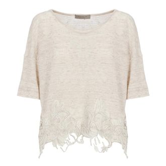 D.exterior Damen, Strickwaren, Beige, MGr&ouml;&szlig;e