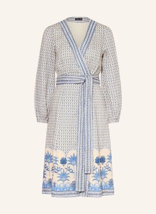 van Laack Van Laack Leinenkleid Vl-Kenisha-px2 In Wickeloptik blau