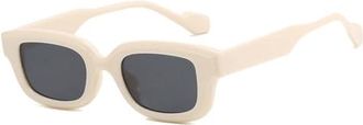 Generic Lunettes De Soleil Carr&eacute;es For Hommes Et Femmes, Id&eacute;ales For Lext&eacute;rieur, La Conduite, Les Vacances Ou F&ecirc;tes(Beige)