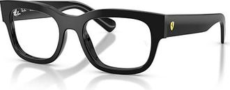 Ray-Ban Rb5528m Optics Scuderia Ferrari Collection Schwarz Fassung Klar Glas Polarisiert 51-19