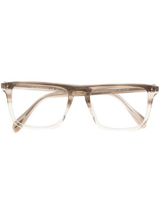 Oliver Peoples Eckige Bernardo Brille - Nude