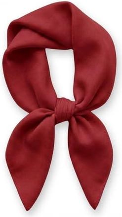 TigerTie Foulard pour femme en couleur unie - Dimensions : 60 x 60 cm - 100 % coton, Rouge carmin, Gr&ouml;&szlig;e: ca. L&auml;nge 60 cm, Breite 60 cm
