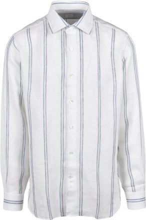 Eleventy Homme, Chemises, Blanc, Taille: 4XL Camicia Garzata