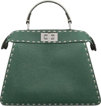 Fendi petit sac cabas Peekaboo I See U - Vert