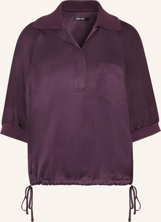 Marc Aurel Marc Aurel Blusenshirt Aus Satin Mit 3/4-Arm lila