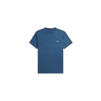 Fred Perry Homme, Tops, Bleu, Taille: 2XL T-Shirt