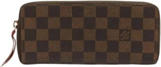 Louis Vuitton unisex, Pre-owned, Brun, Taille: ONE Size Portefeuille en toile Pre-owned