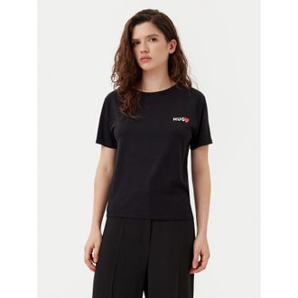 HUGO BOSS T-Shirt 50534300 Schwarz Regular Fit