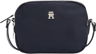 Tommy Hilfiger Sac à Bandoulière Sac Femme Poppy Crossover Sac à Bandoulière, Bleu (Space Blue), Taille Unique
