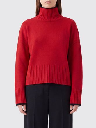 Pinko Pull &agrave; col roul&eacute; en laine et cachemire avec &eacute;paules tombantes et bords contrastants