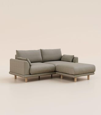 Tediber Canap&eacute; dangle 3 places - Tissu Gris - Tediber