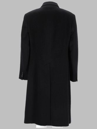 Our Legacy Double-Breasted Wool Mohair Coat - Black