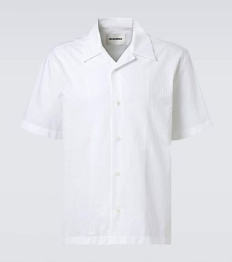 Jil Sander Chemise en coton à carreaux