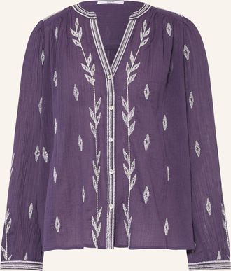 BA&SH Ba&Sh Musselinbluse Fedora lila