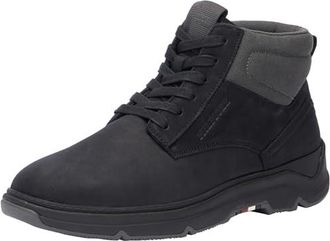 Tommy Hilfiger Men HILIFGER NUBUCK HYBRID CHUKKA, Black, 46 EU