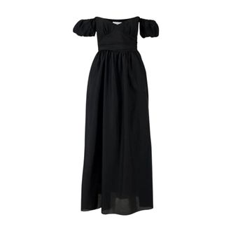 Matteau Kleid mit Carmen-Ausschnitt - - Dresses - Damen - Schwarzk - M