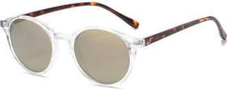 Generic Lunettes De Soleil Monture Ronde Hommes Et Femmes F&ecirc;te Conduite Quotidienne Lunettes De Soleil(Clear)