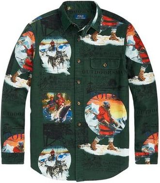 Polo Ralph Lauren Chemise &agrave; imprim&eacute; en coton