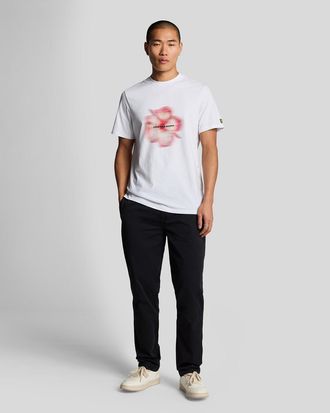 Lyle & Scott Chinohose mit geradem Bein - Schwarz