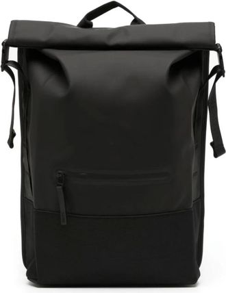 Rains Homme, Sacs, Noir, Taille: ONE Size Trail Rolltop Backpack W3