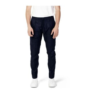 Antony Morato Homme, Pantalons, Bleu, Taille: M Pantalon en Lin Printemps