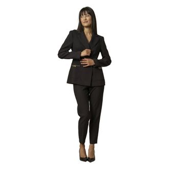 Kocca Femme, Vestes, Noir, Taille: 42 FR Veste &Eacute;l&eacute;gante avec D&eacute;tails de Cha&icirc;ne