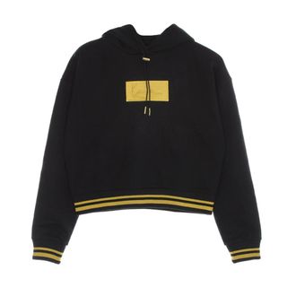 Karl Kani Schwarzer Signature Box Short Hoodie - - Sweatshirts & Hoodies - Damen - Schwarzk - XS