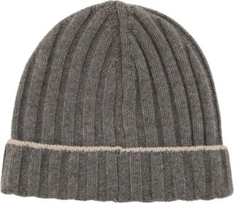 Brunello Cucinelli Bonnet - unisex - Accessoires - Gris - Taille: XL