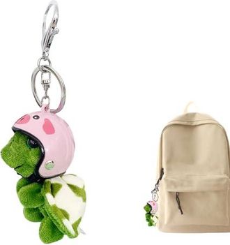 Generic Porte-cl&eacute;s tortue en peluche - Porte-cl&eacute;s de voiture en forme danimal pour sacs, pendentif de sac &agrave; main avec design mignon, accessoire de sac &agrave; dos, 