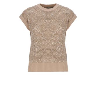 D.exterior Damen, Strickwaren, Beige, XSGr&ouml;&szlig;e