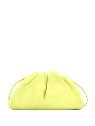 Bottega Veneta sac &agrave; bandouli&egrave;re The Pouch en cuir format mini - Vert