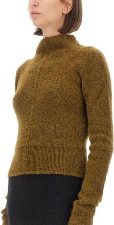 Rick Owens Alpaca Blend Turtleneck - White