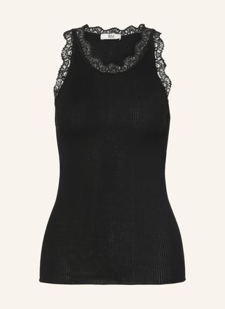 Rosemunde Top Rmwbalta Mit Spitze schwarz