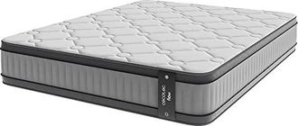 Cecotec Hybridmatratze Flow 8900 Hybrid 200x200, Mehrschichtig, Taschenfederkern SpringCore und ViscoCare+ Viscoelastik, 32 cm Höhe, Mittlere-Hohe Festigkeit,