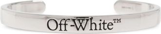 Off-white Armspange mit Gravur - Silber
