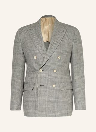Eleventy Eleventy Sakko Extra Slim Fit Mit Leinen gruen