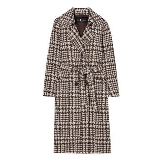 Luisa Cerano Langer Statement-Mantel - - Coats - Damen - Mehrfarbig - S