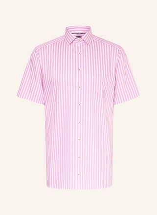 Olymp Kurzarm-Hemd Luxor Modern Fit pink