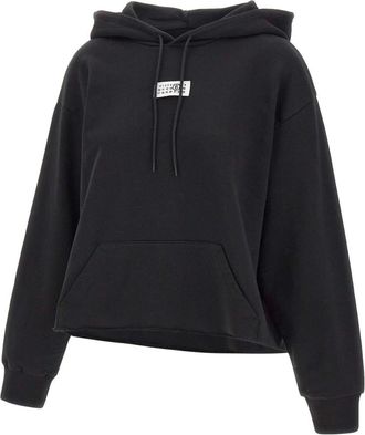 Maison Margiela Femme, Sweatshirts et sweats à capuche, Noir, Taille: 36 FR Cotton SweaT-shirt
