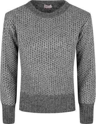 Herno Pull Col Rond - Gris