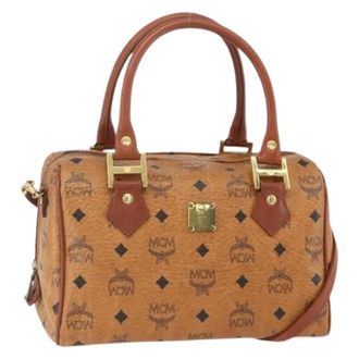 MCM Sac Boston Pre-owned - Femme - Pre-owned - Brun - Taille: ONE Size