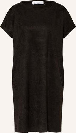 Juvia Kleid In Lederoptik schwarz